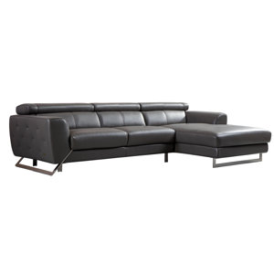 Orren Ellis Theriot Upholstered Sectional & Reviews | Wayfair