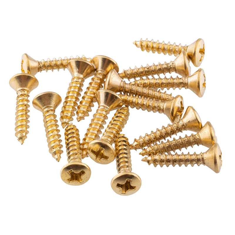 UNIQANTIQ HARDWARE SUPPLY Brass Oval Head Phillips Drive Wood Screw ...