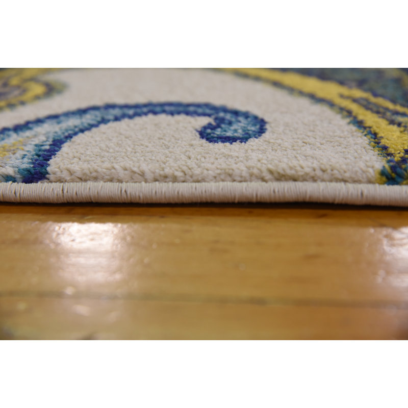 Langley Street Eddins Performance Cream Rug & Reviews | Wayfair