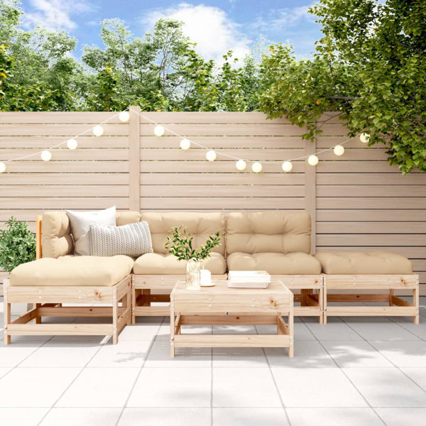 Latitude Run® Cincinnatus Outdoor Seating Group with Cushions - Wayfair ...