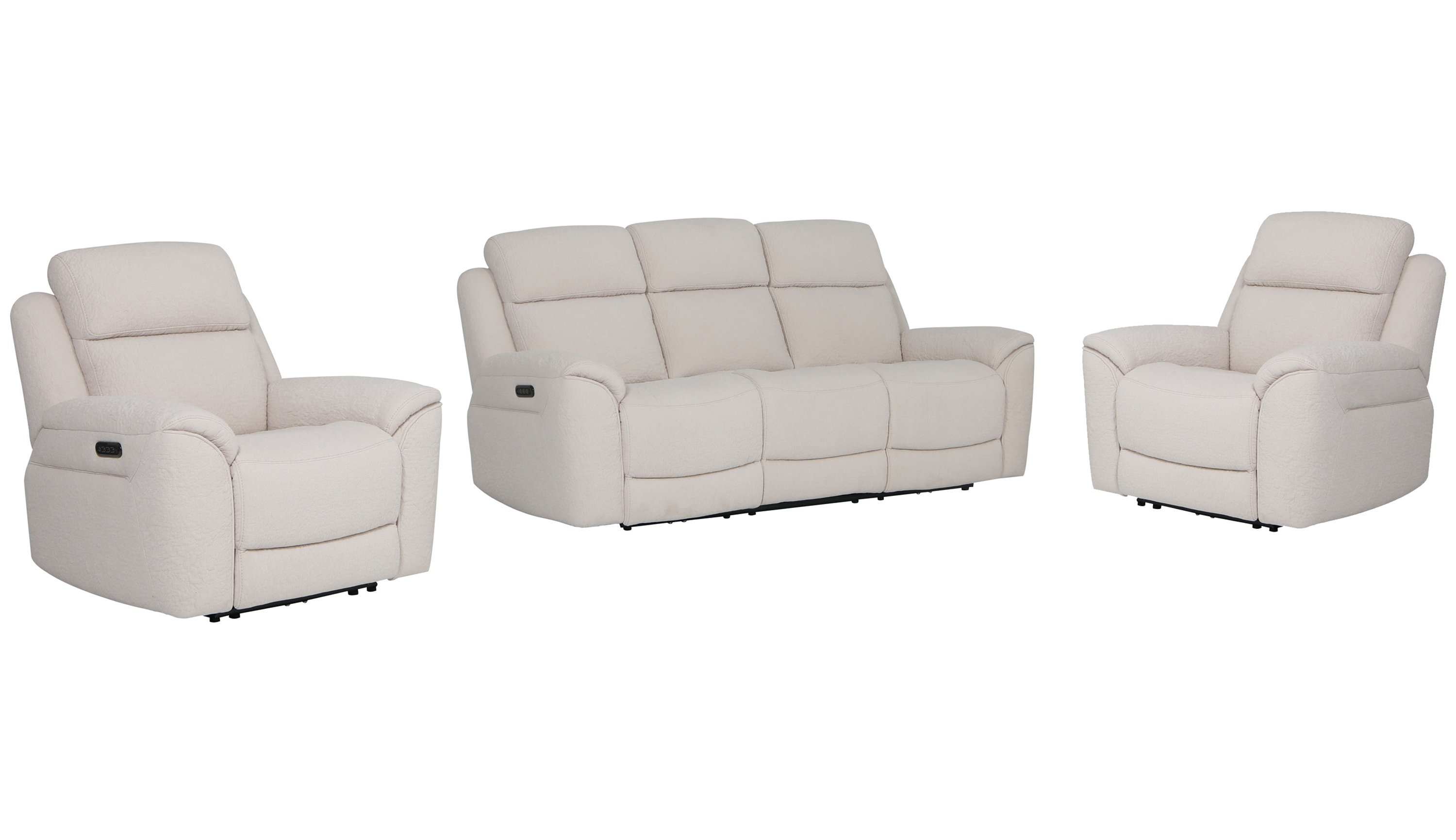 Latitude Run® Power Reclining Sofa And Two Recliners | Wayfair