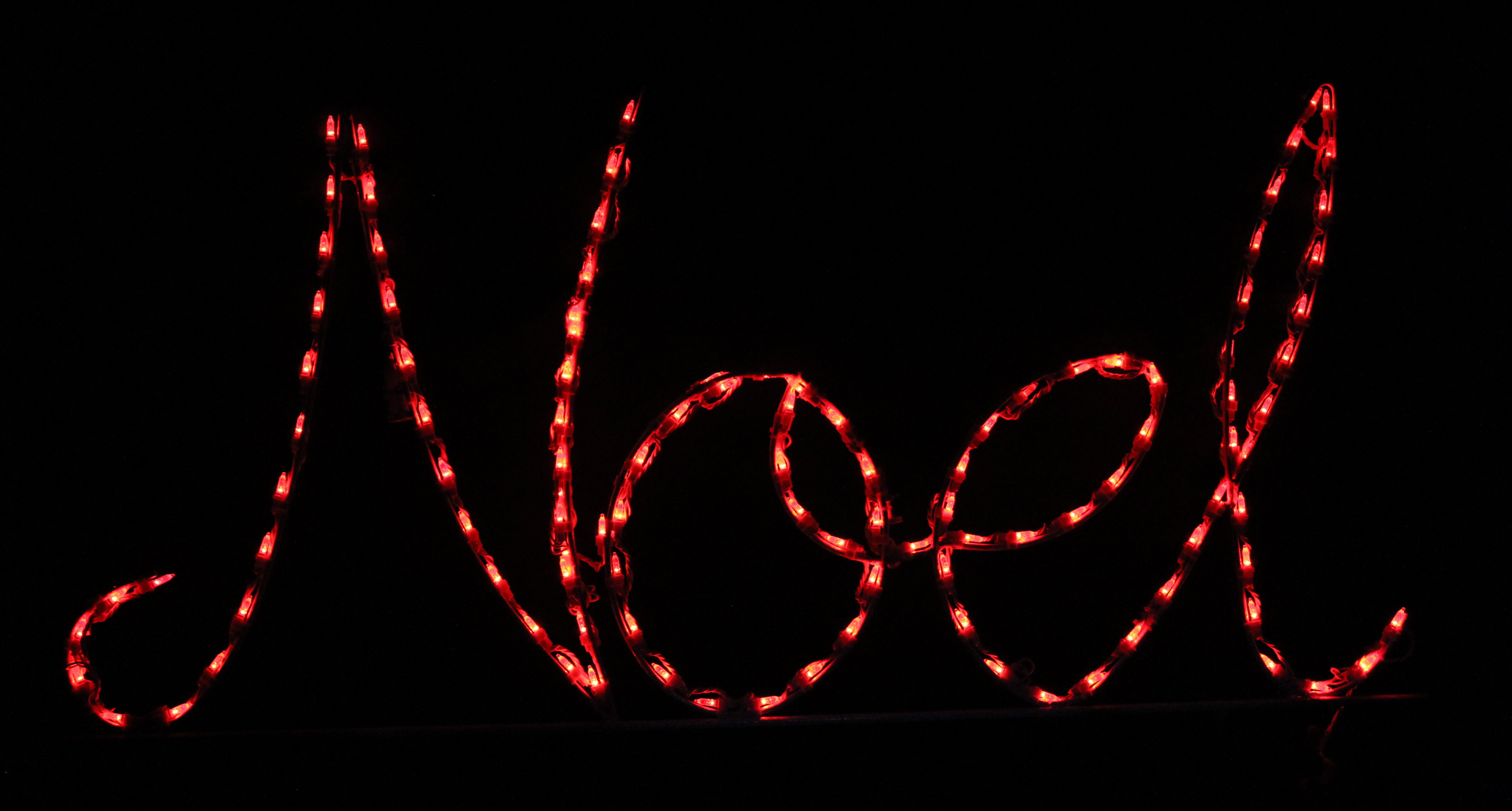 Lori's Lighted D'Lites Noel Cursive Letter Sign Christmas Lighted ...