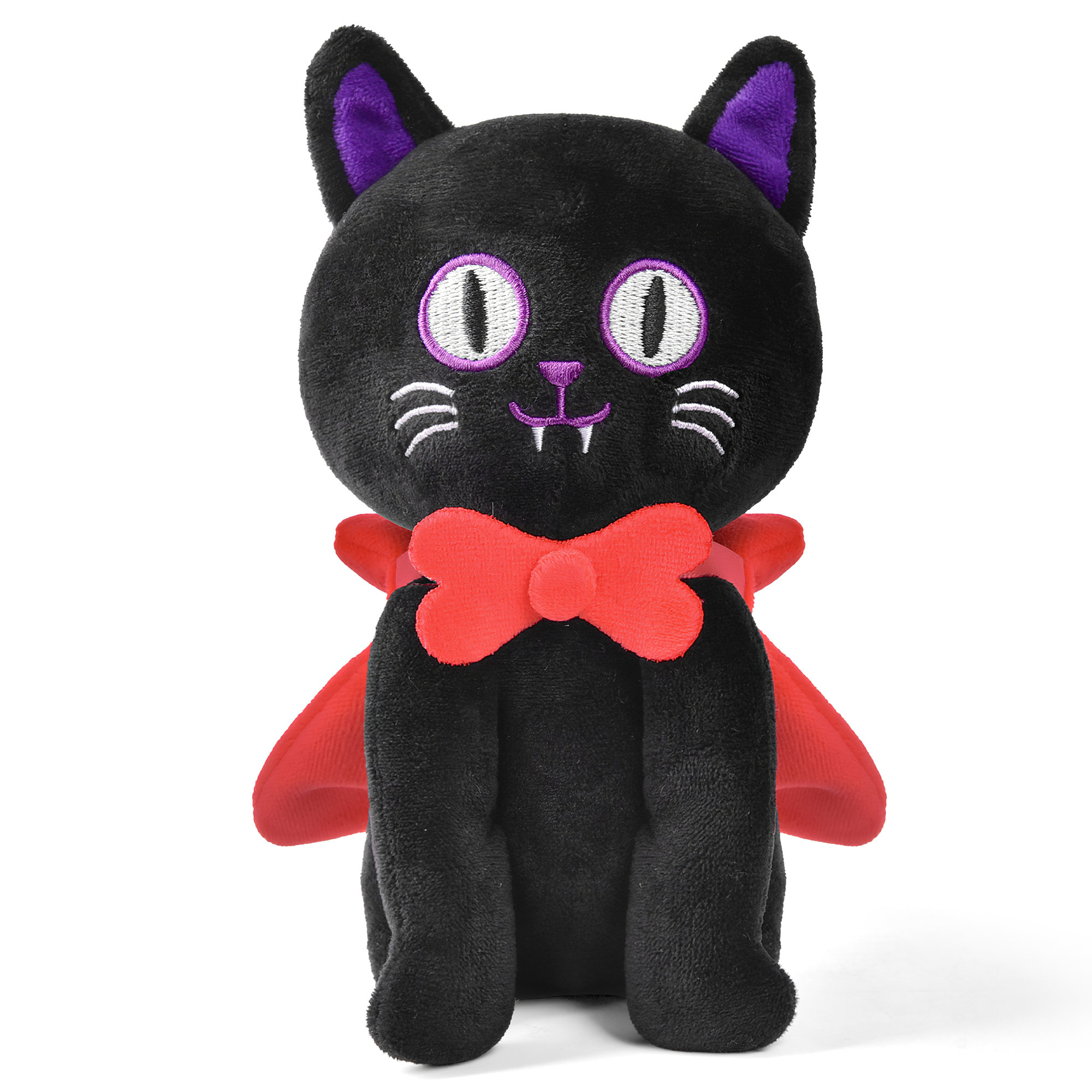 The Holiday Aisle® Halloween Cat Plush Toy | Wayfair