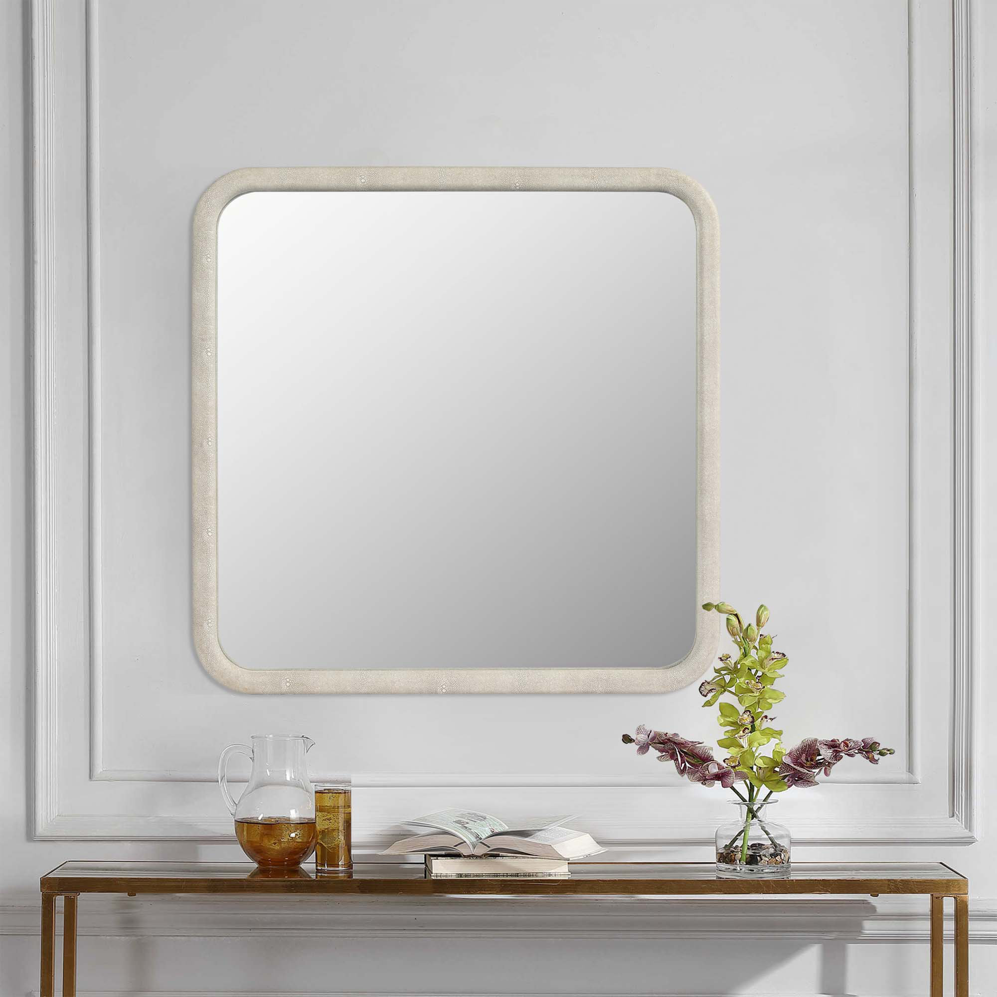 Ebern Designs Nevea Square Wall Mirror | Wayfair