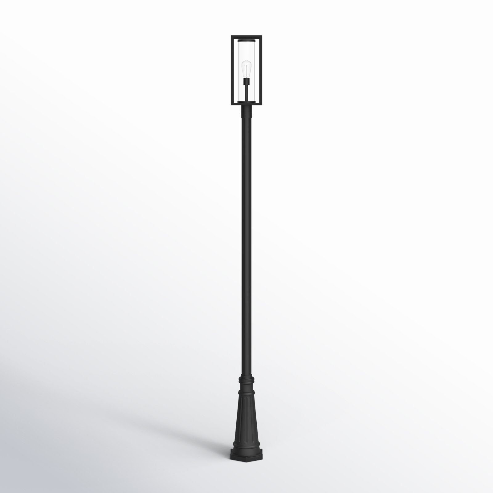 Mercury Row® Bello Black 1-Light Hardwired Lamp Post (Full) | Wayfair