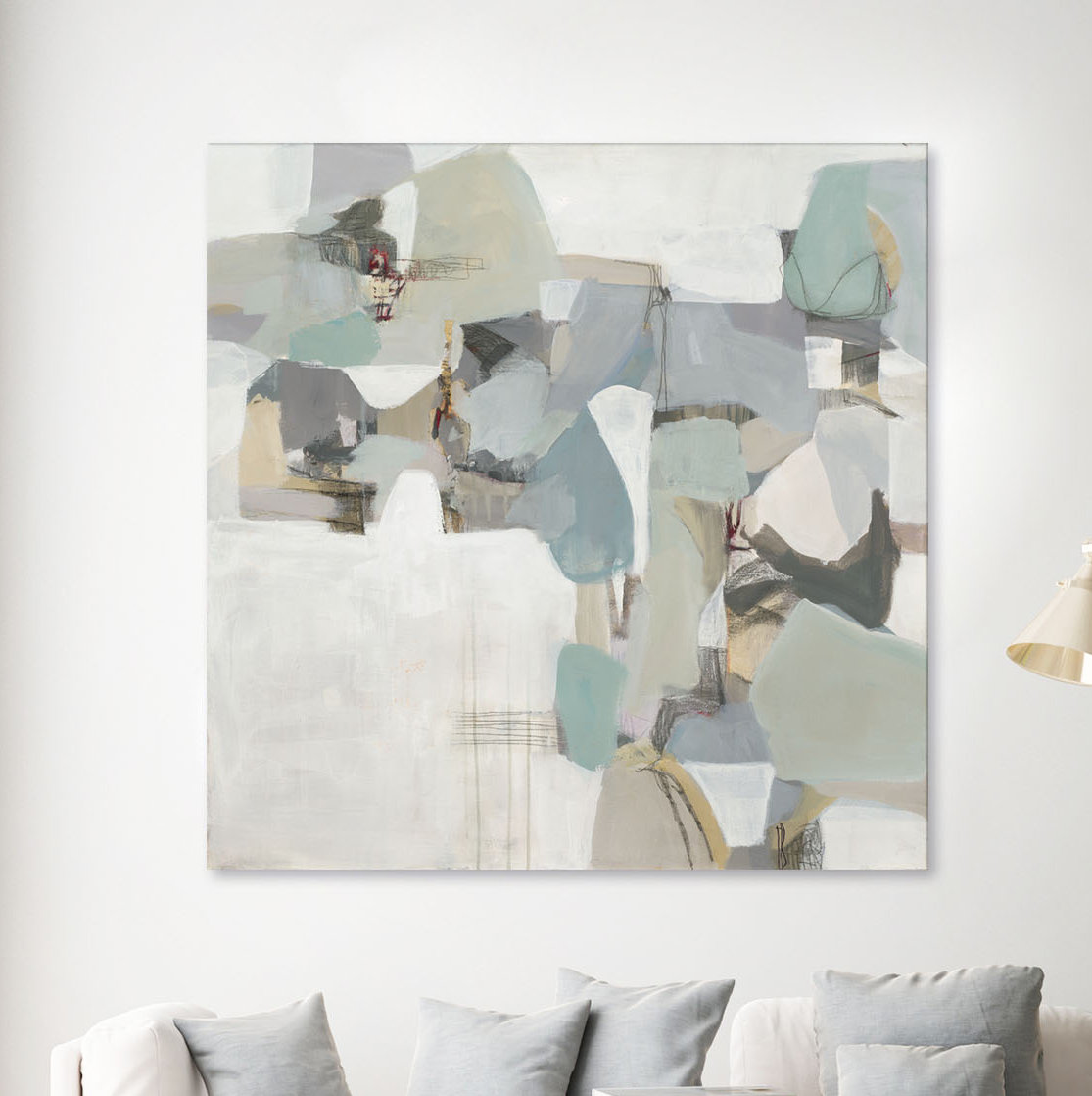 Clicart Glacier by Terri Burris - Wrapped Canvas Painting Print | Wayfair