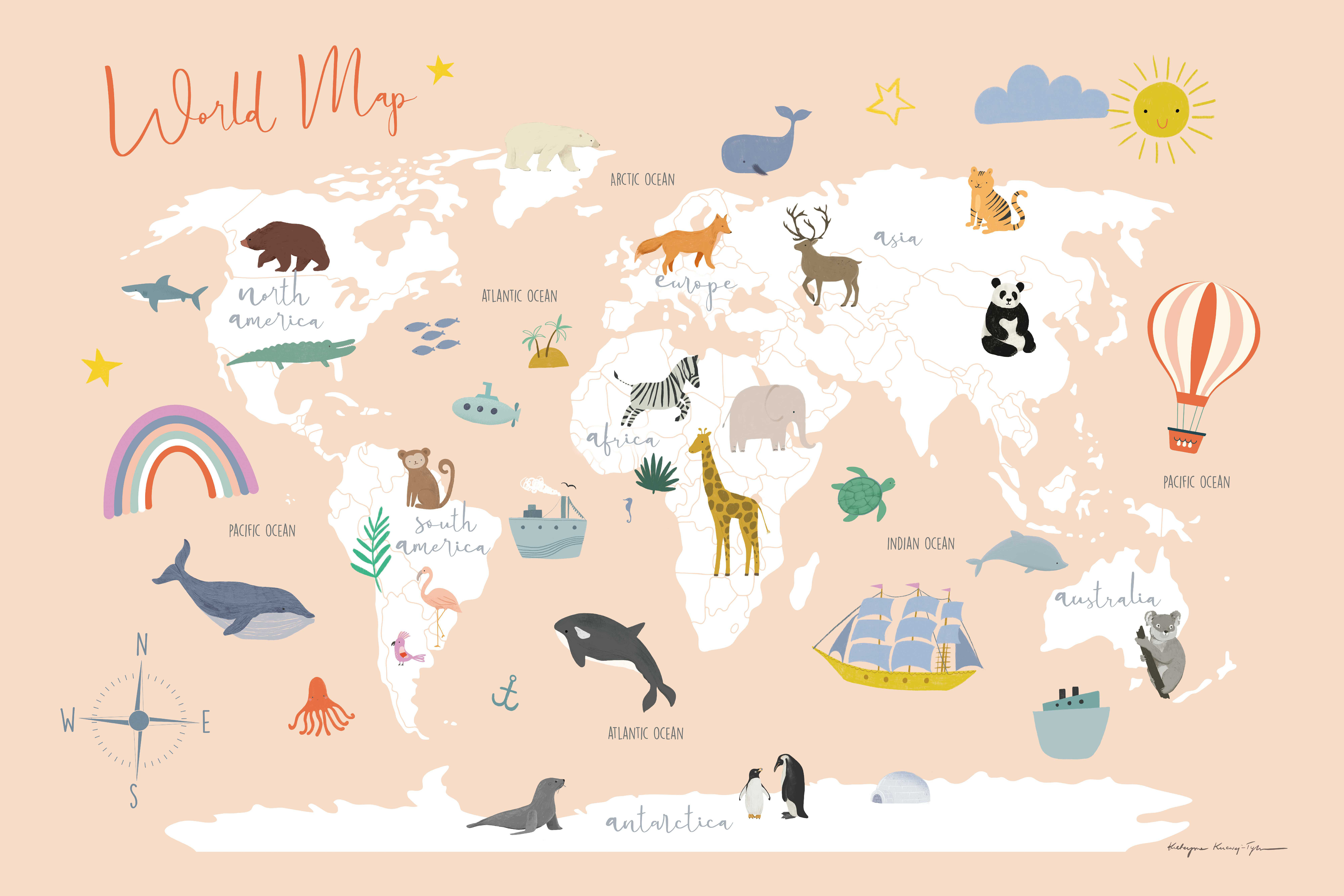 Harriet Bee Explore The World Map | Wayfair