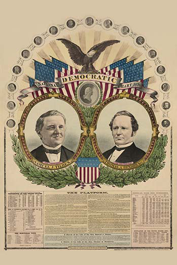 Buyenlarge 'National Democratic chart, 1876--For president' by H. H ...