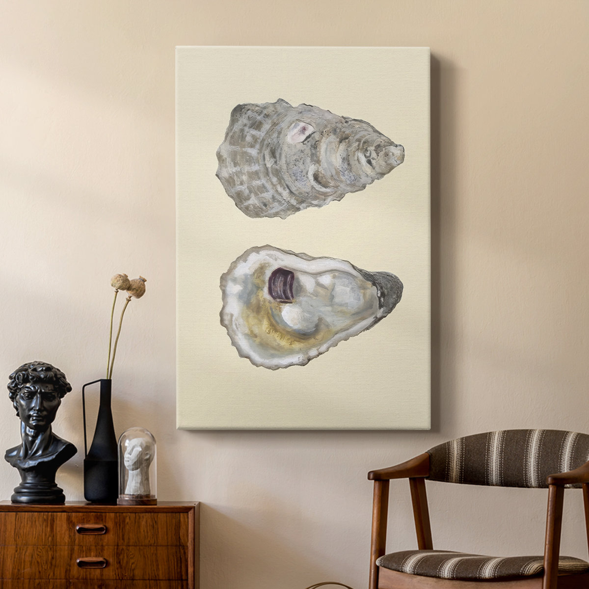 Dovecove Bivalve Shells IV -Custom Wrapped Gallery Cavas | Wayfair