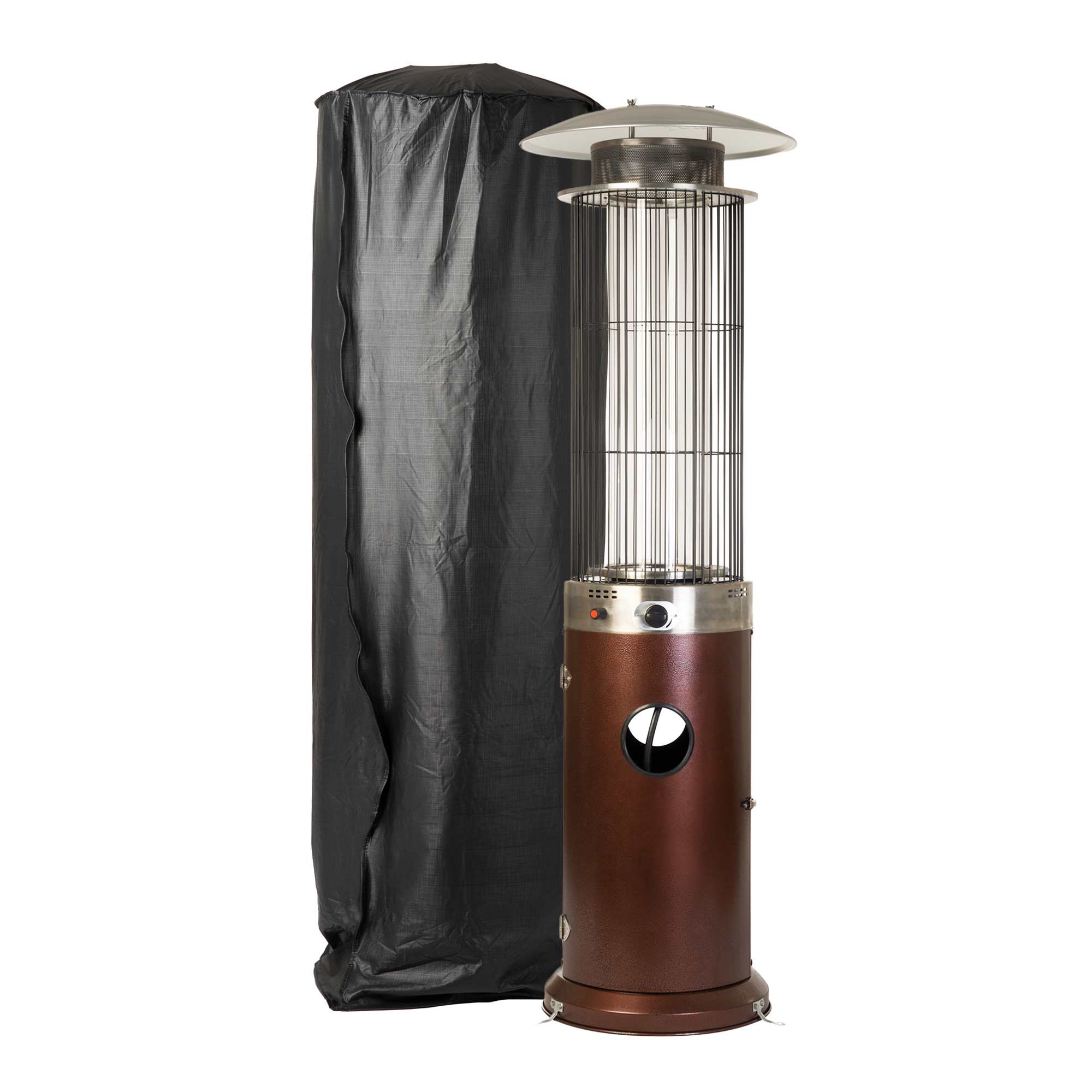 Paramount Outdoor Square Patio Heater Cover For Spiral Flame Heaters ...
