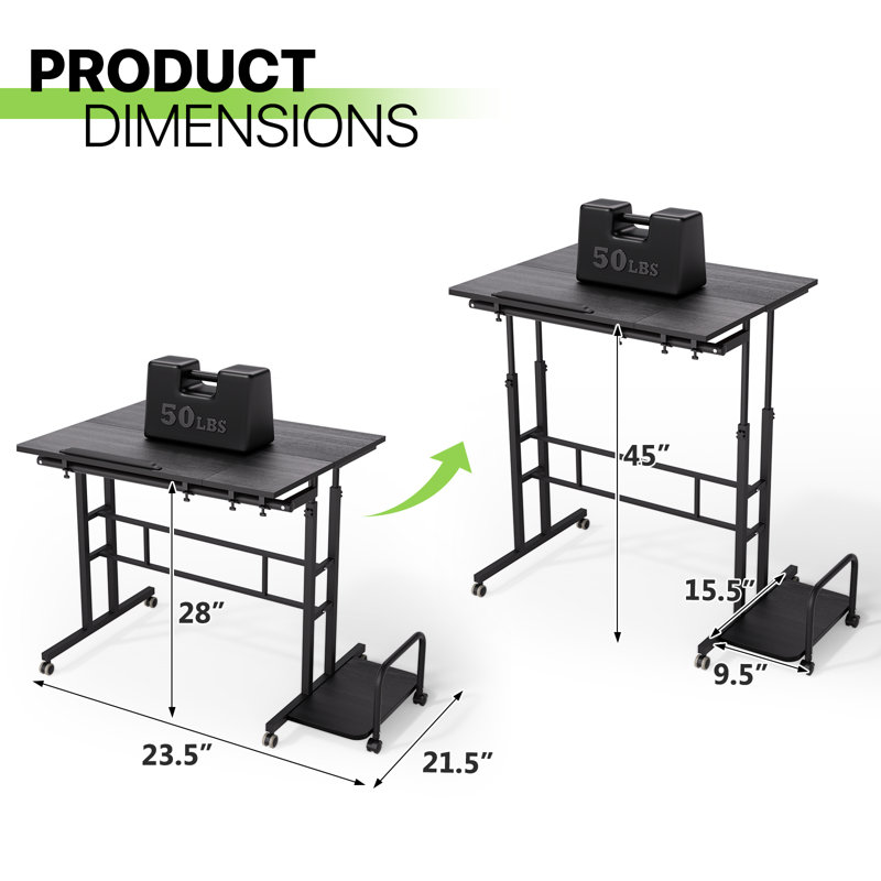 hostess desk dimensions