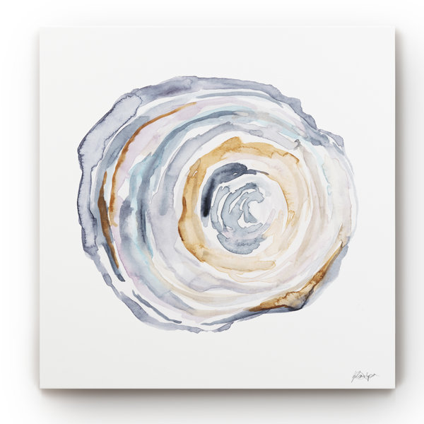 Wrought Studio " Watercolor Tree Ring IV " & Reviews | Wayfair