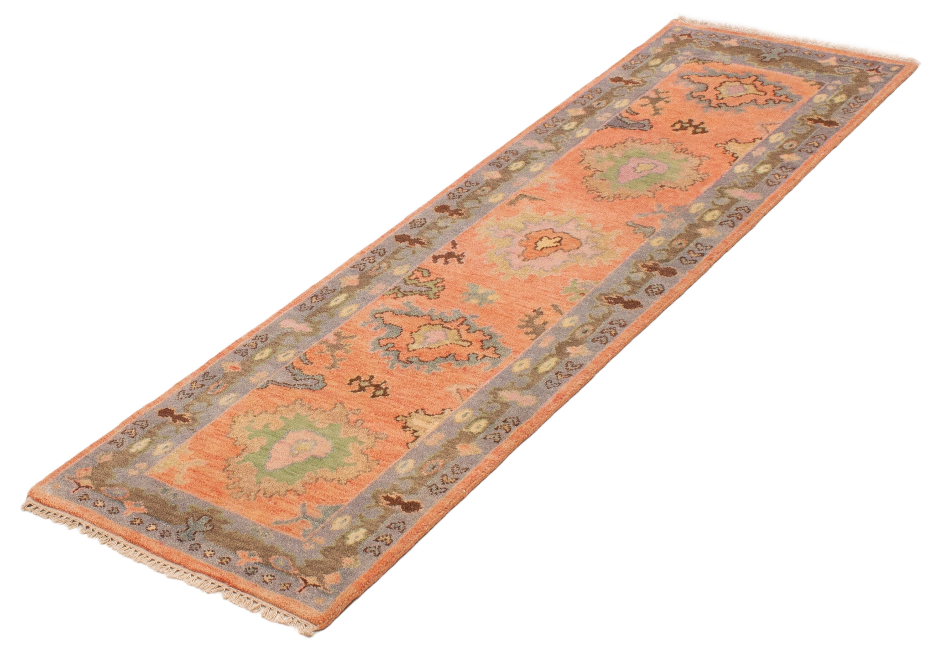 Wildon Home® Modern Oushak Coral Rug 2'5" x 7'11" | Wayfair
