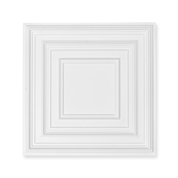 VEVOR Ceiling Tiles 12-Pack 24 x 24 in PVC Easy Installation White Peg ...