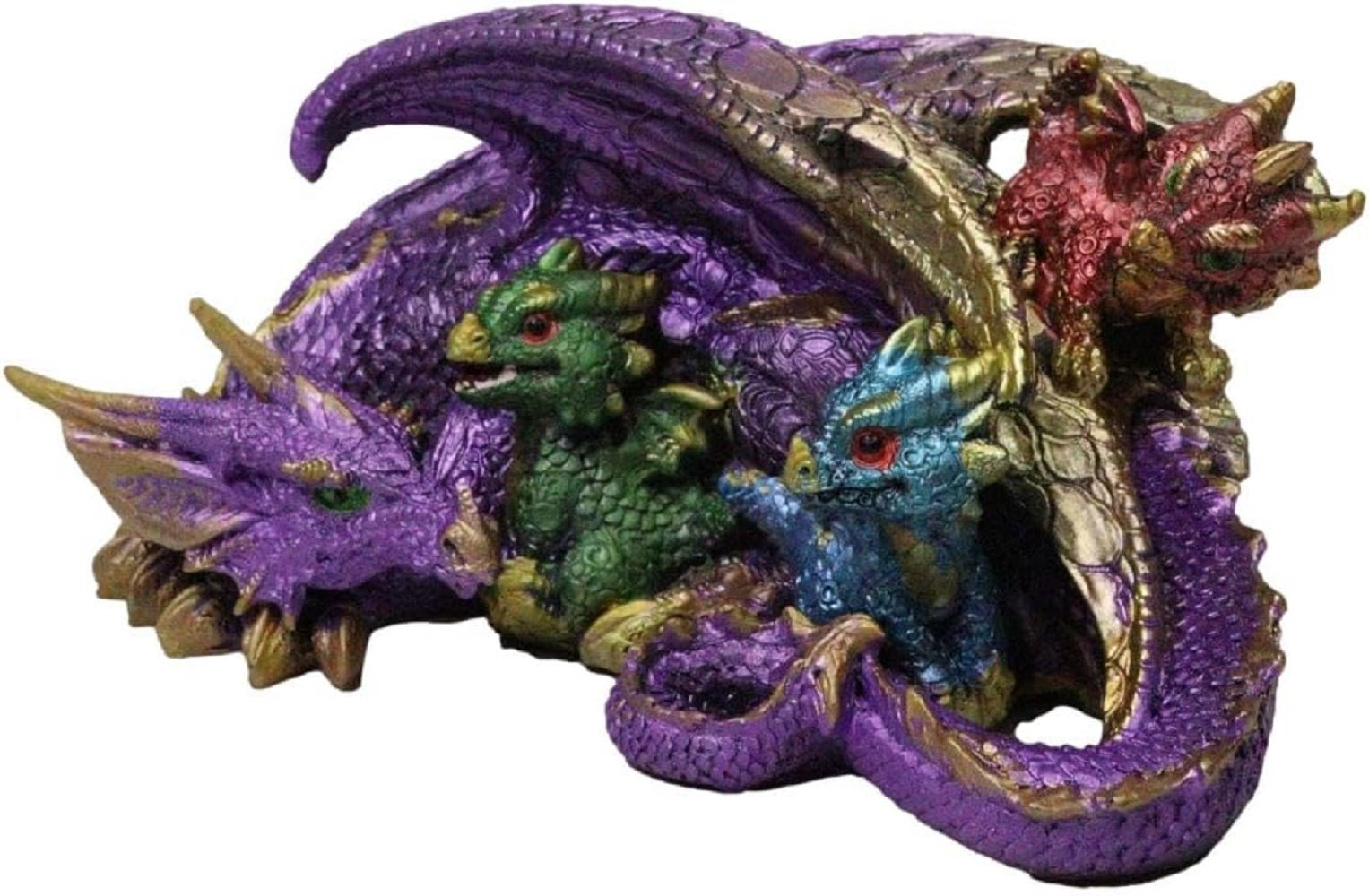 Dakota Fields Magic Mother Dragon Protecting Her Colourful Hatchling ...