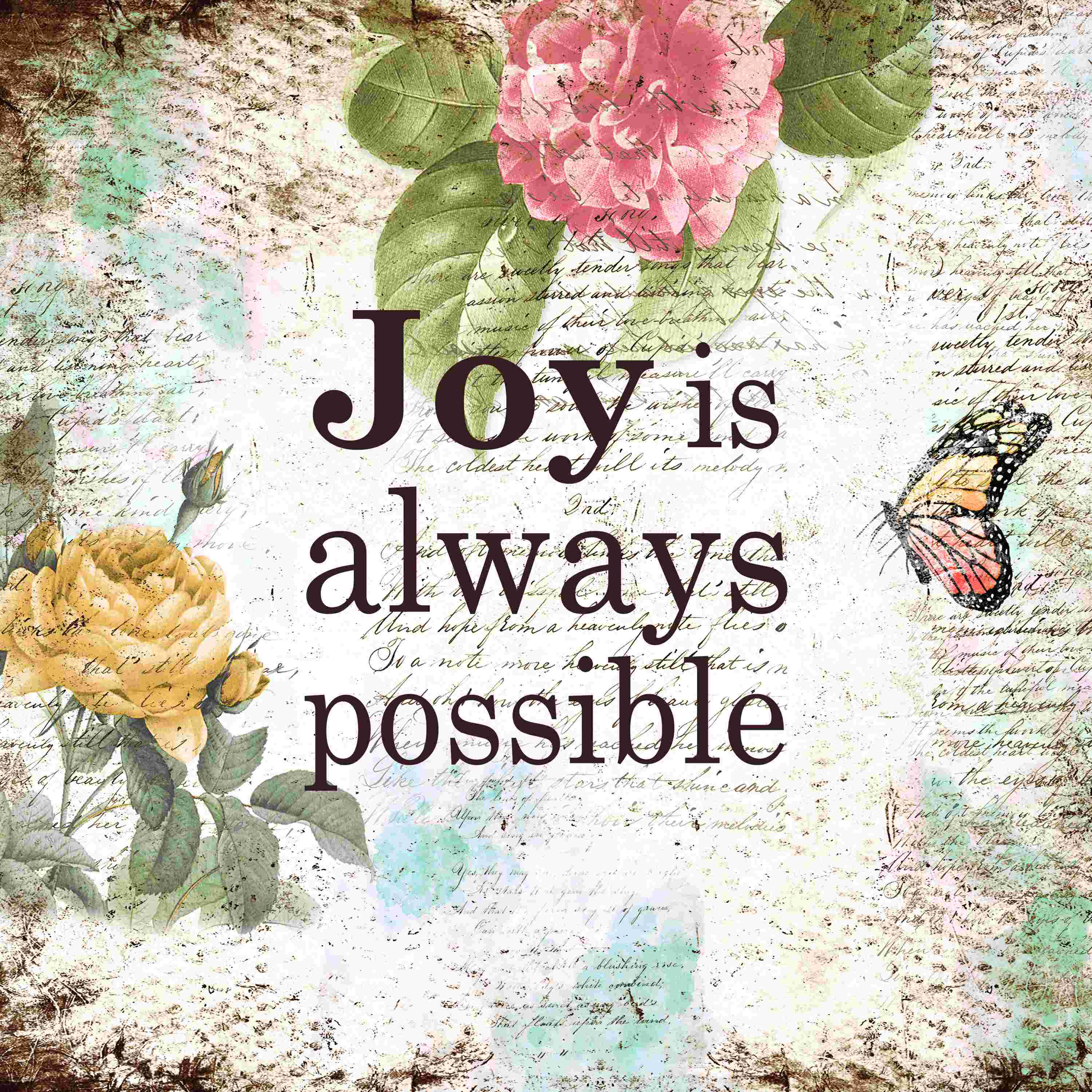 Trinx " Joy Is Always Possible " | Wayfair
