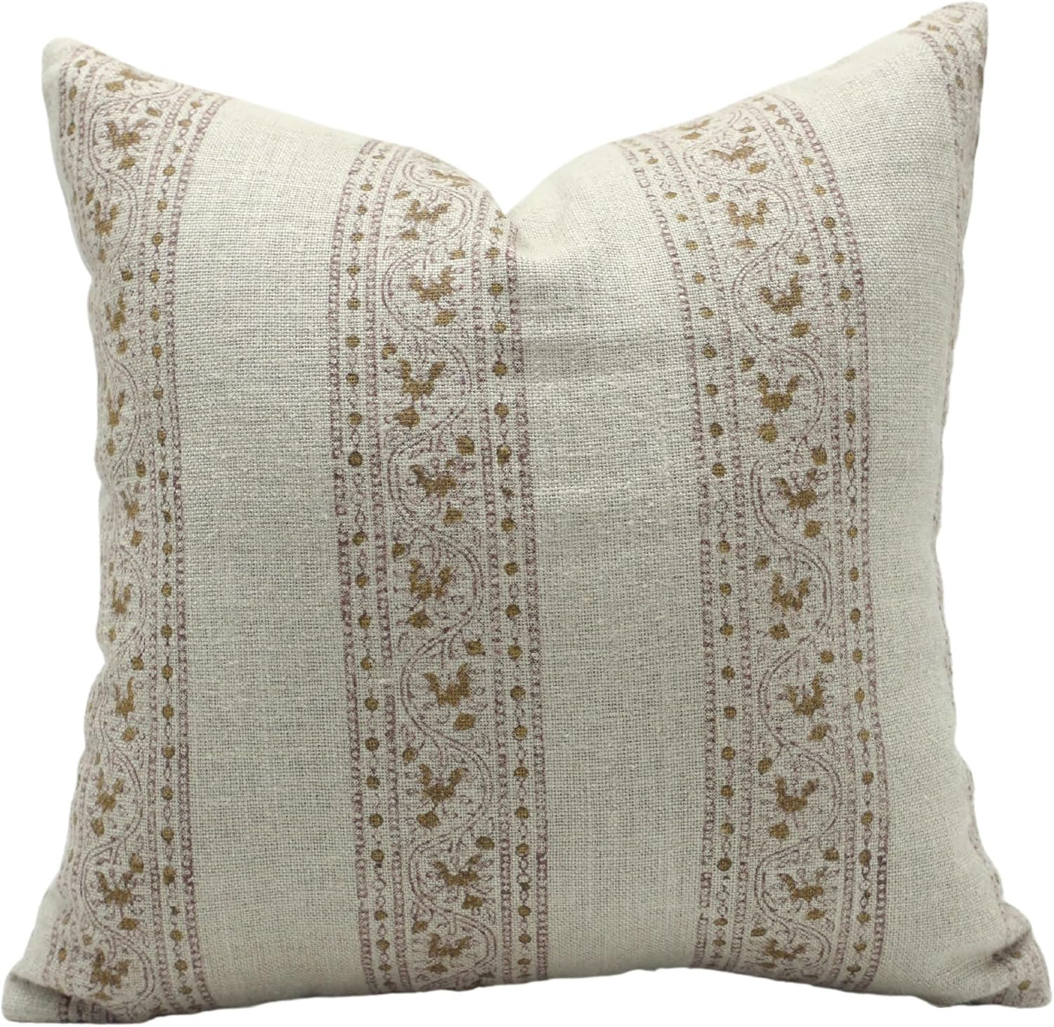 Fabdivine Artisan Block Print Cushion Cover Handcrafted Throw Pillow ...