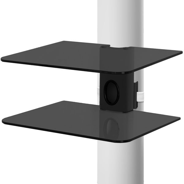 Latitude Run® NO Drill Pillar/Wall Floating Shelves,Holds 40lbs,Fits 8 ...