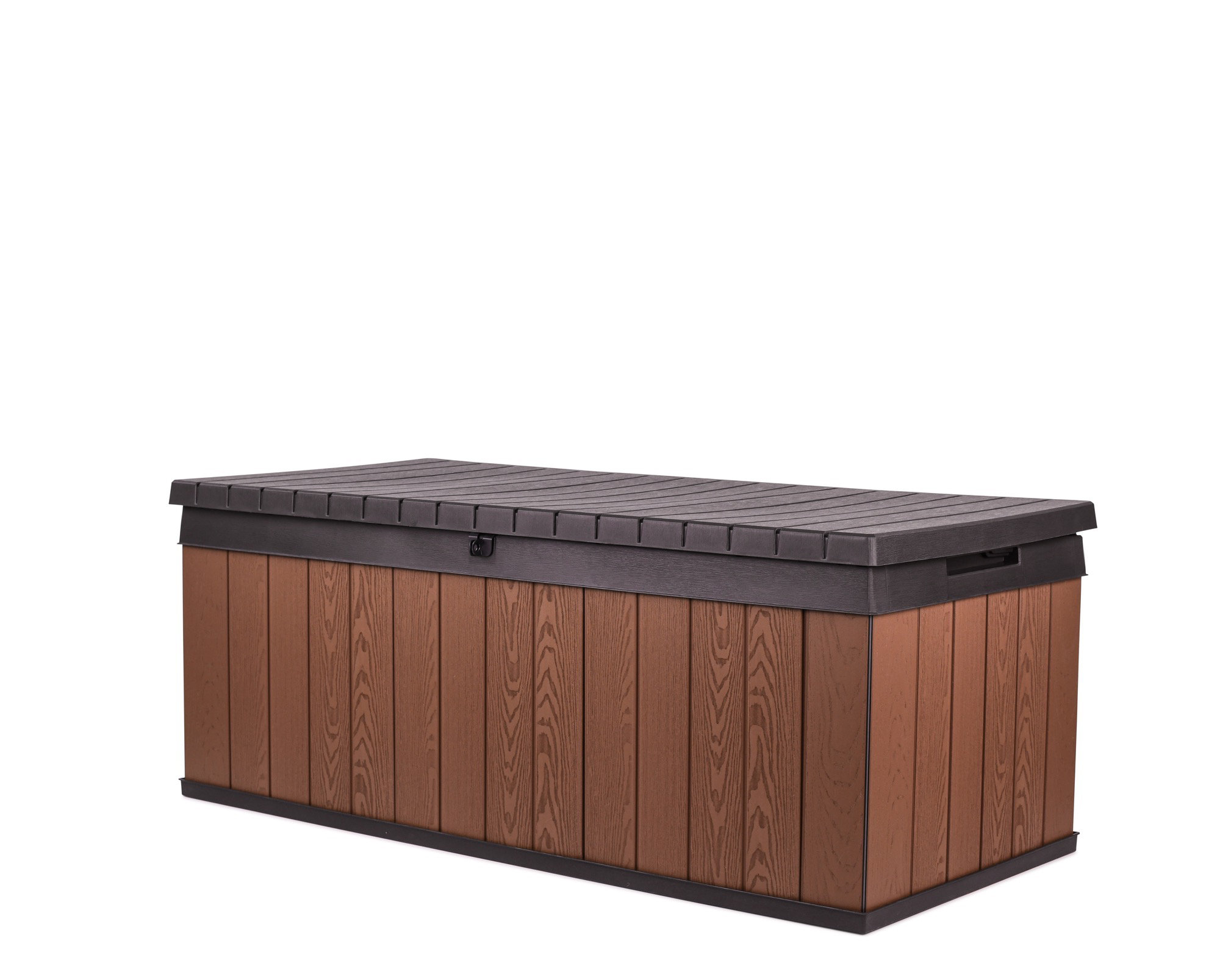 Keter Darwin 100 Gallon Durable Resin Outdoor Storage and Organization ...