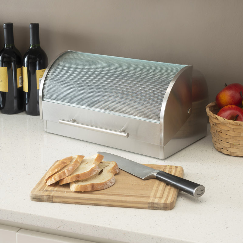 Prep & Savour Stainless Steel Bread Box & Reviews | Wayfair