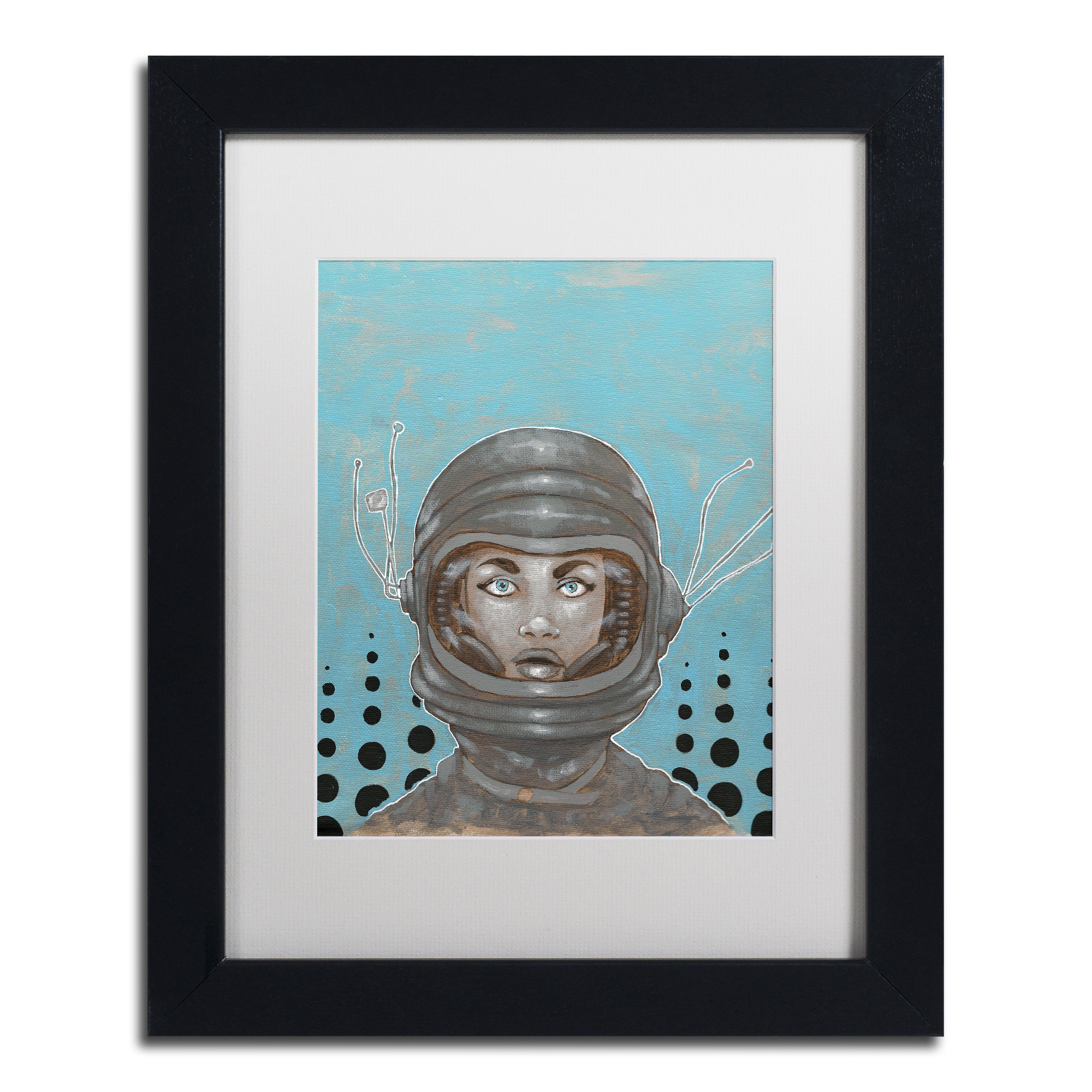 Trademark Fine Art 'Sally-Saturn' Craig Snodgrass Framed Painting Print ...