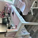 Lark Manor Assiah 5 Piece Solid Wood L-Shaped Computer Desk Office Set ...