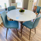 Wade Logan® Mayo Round Dining Table & Reviews | Wayfair