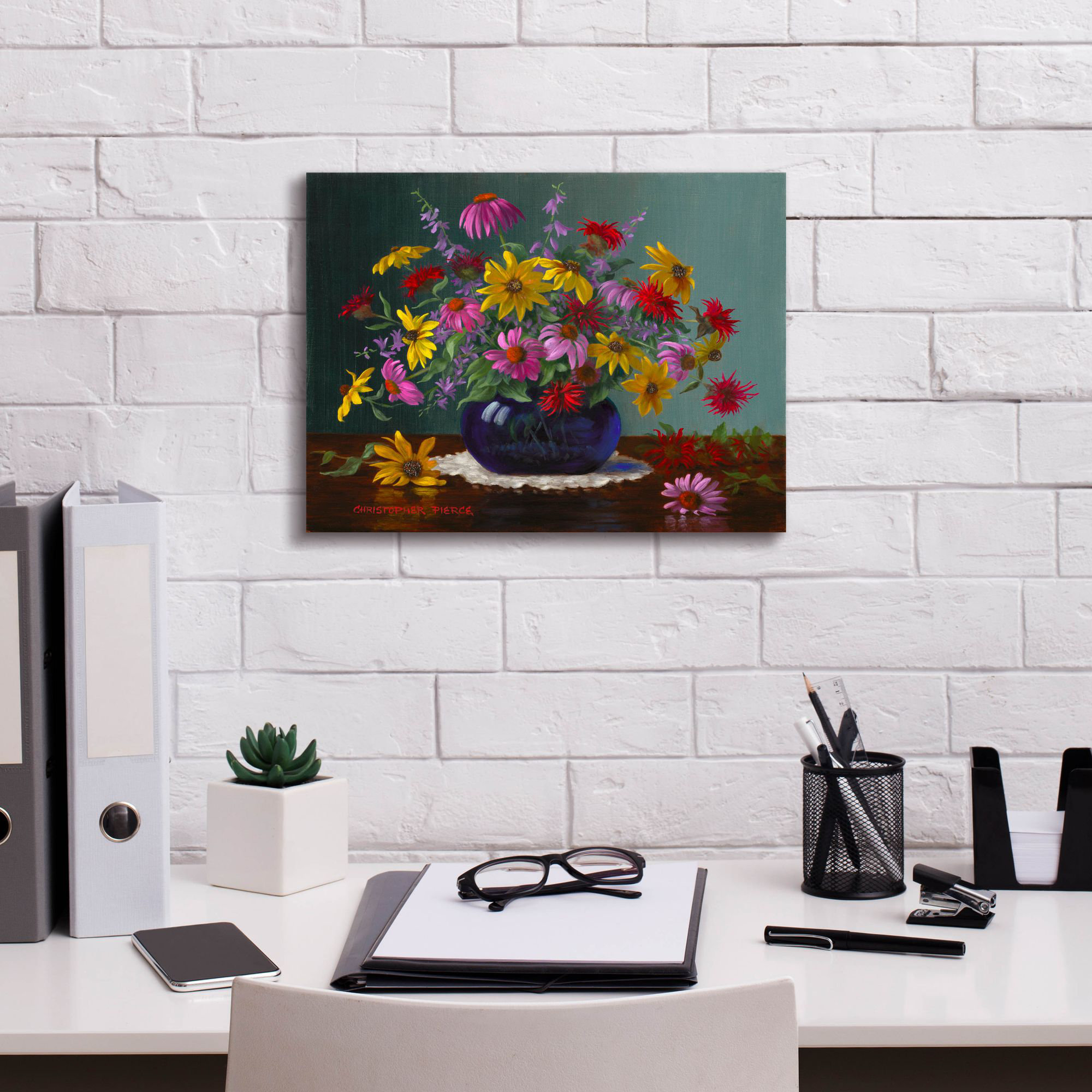 Red Barrel Studio® 'Midsommer Blossoms' By Christopher Pierce Canvas ...
