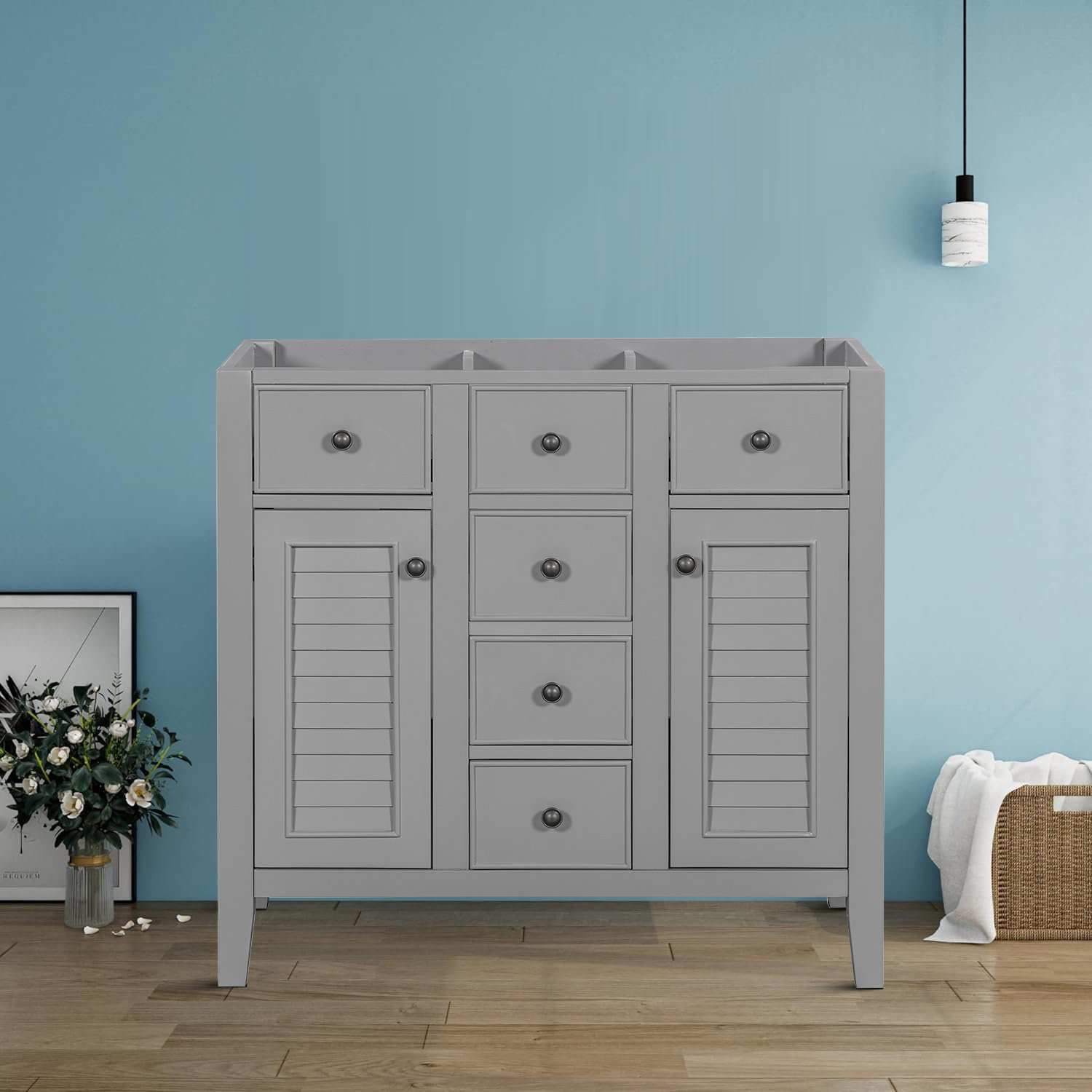 miluotuo Stylish design Vanity Base with High-Quality MDF Boards and ...