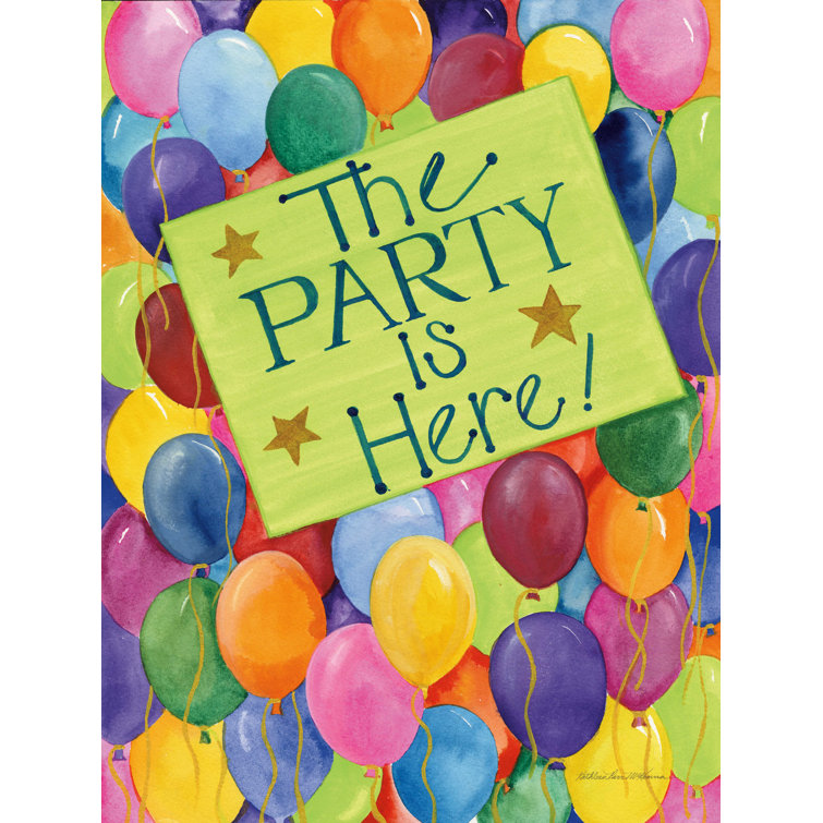 Trinx The Party Is Here On Canvas by Kathleen Parr McKenna Print ...