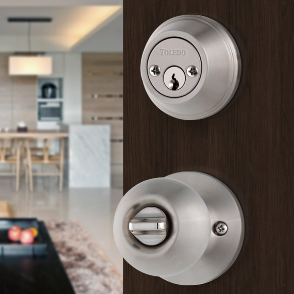 Toledo Fine Locks Complete Ávila Entry Knob Set with Deadbolt - Wayfair ...