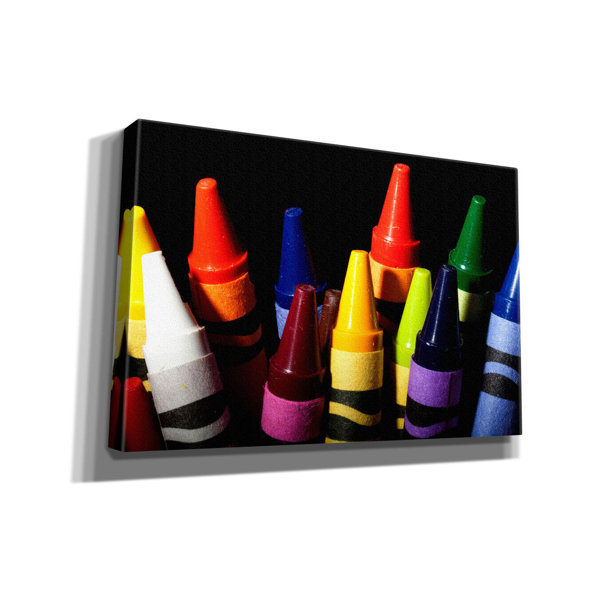 Latitude Run® 'Crayons' By Dana Brett Munach, Canvas Wall Art, 60"X40 ...