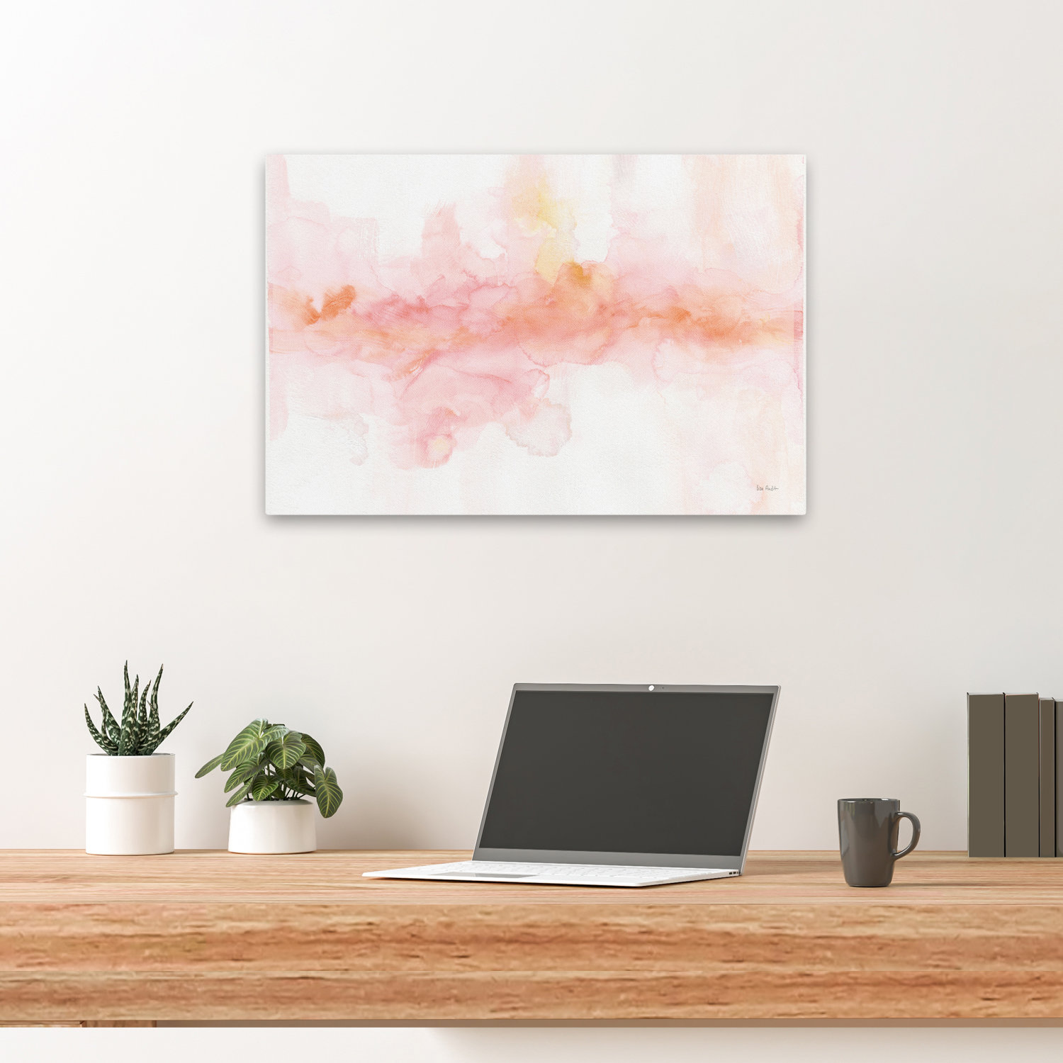 Dakota Fields Rainbow Seeds Abstract Blush Crop - Abstract Orange Pink ...