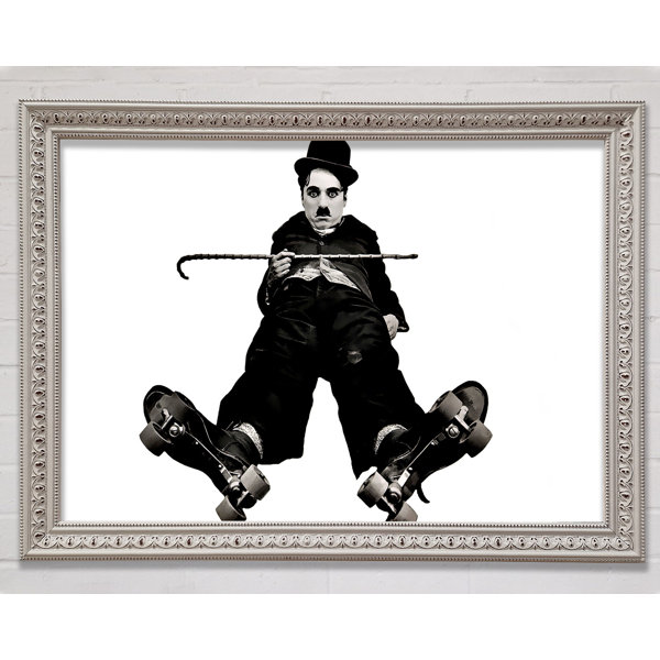 Bright Star Charlie Chaplin Ice Rink - Single Picture Frame Art Prints ...