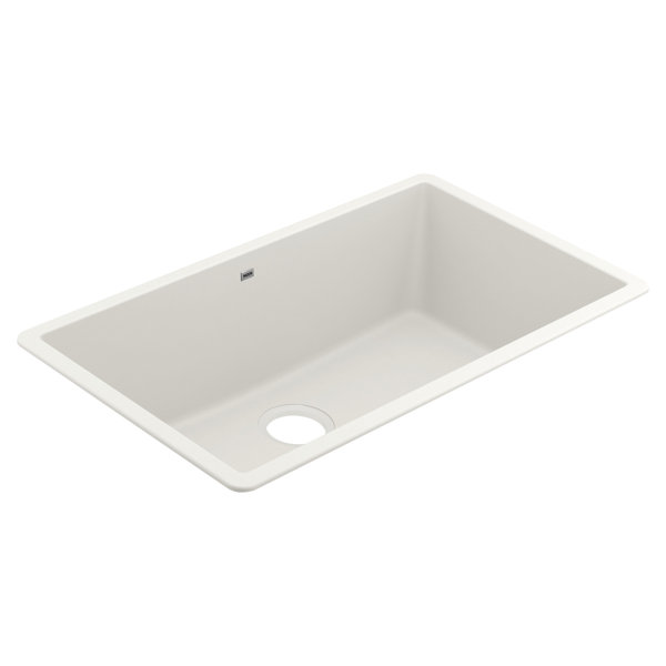 Moen Host 33-Inch Wide x 9.5-Inch Deep Undermount Granite Single Bowl ...