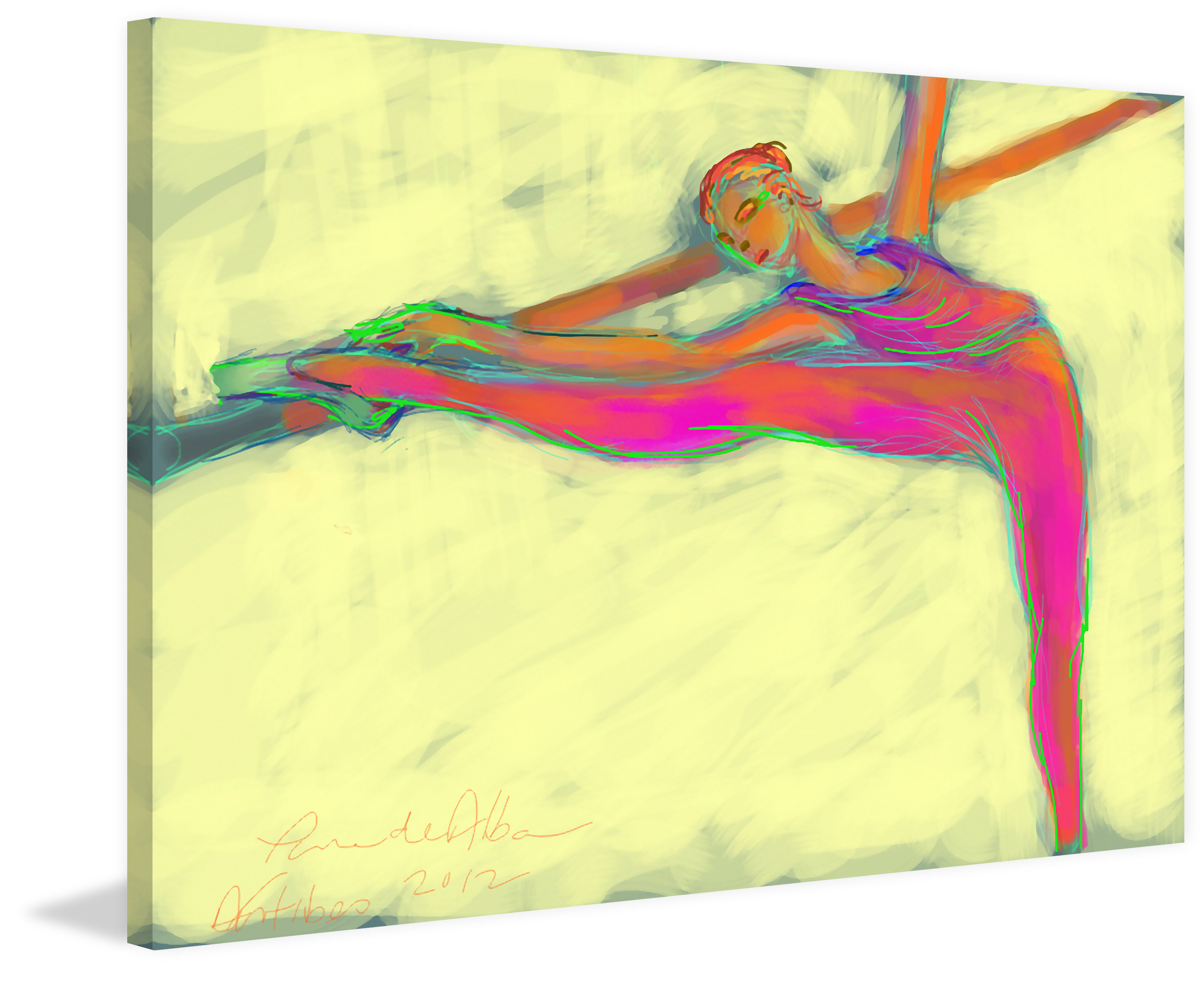 Marmont Hill 'Attitude' by Arthur Pina Painting Print on Wrapped Canvas ...