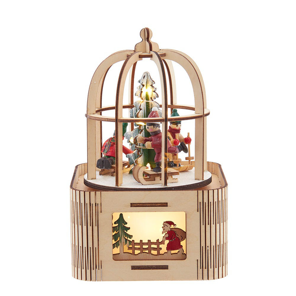 Kurt Adler 7-Inch Battery-Operated LED Lighted Music Box | Wayfair