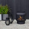 Ivyline Outdoor Portofino Curve Wirework Lantern 40cm | Wayfair.co.uk