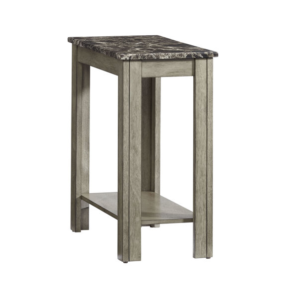 Red Barrel Studio® Ioannina End Table with Display Shelf & Reviews ...