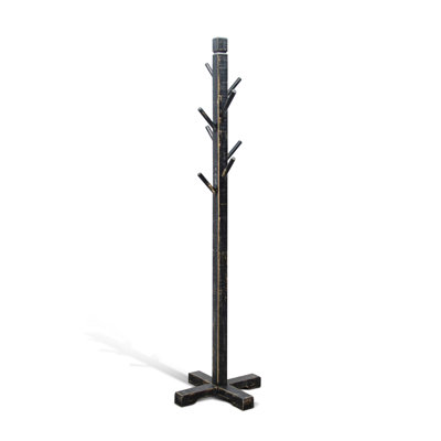 George Oliver Farudin Solid Wood Freestanding Coat Rack | Wayfair
