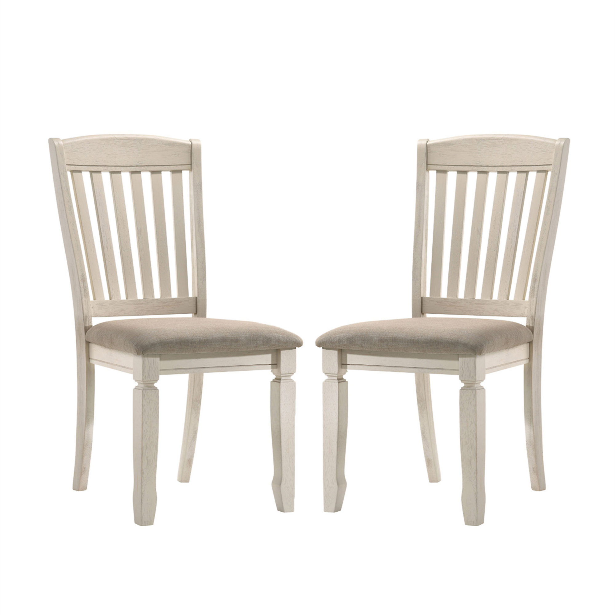 One Allium Way® Set Of 2 Dining Chairs With Slat Back Only Chairs, Not ...