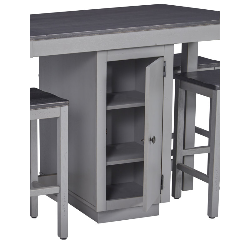 Red Barrel Studio® Peppersquare 4-Person Counter Height Dining Set ...