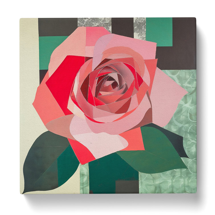 Marlow Home Co. Rose Bauhaus No.1 - No Frame Art Prints | Wayfair.co.uk