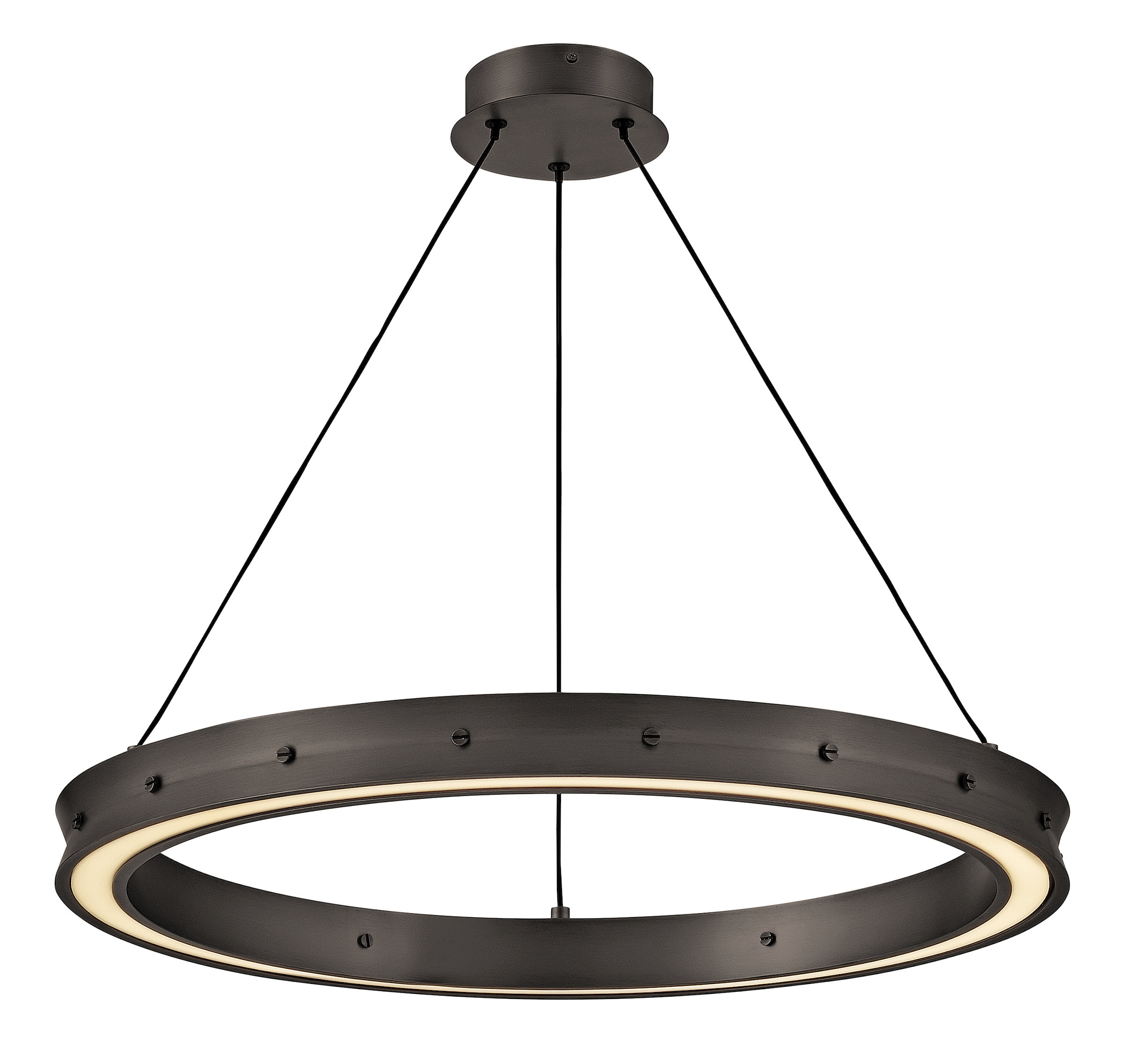 Fredrick Ramond Althea Integrated LED Modern Round Chandelier | Wayfair