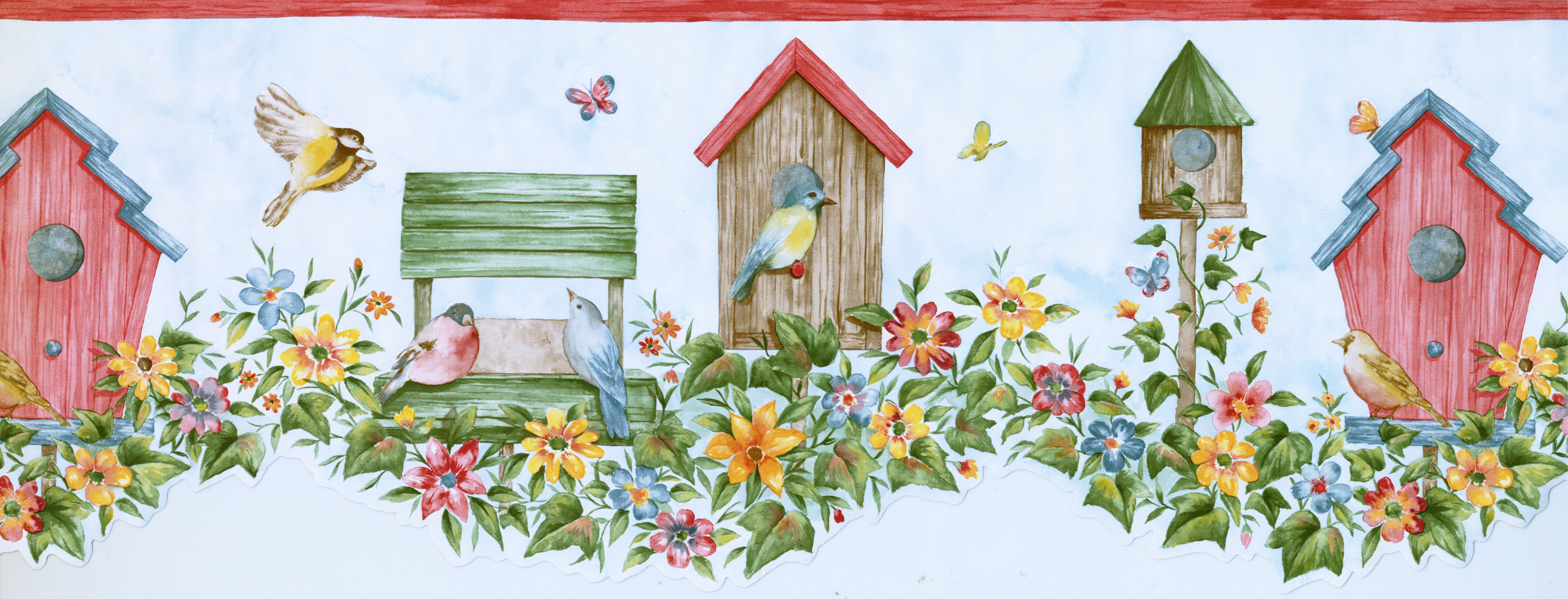 August Grove Macleod Birds Cage 15' L x 9" W Wallpaper Border - Wayfair ...
