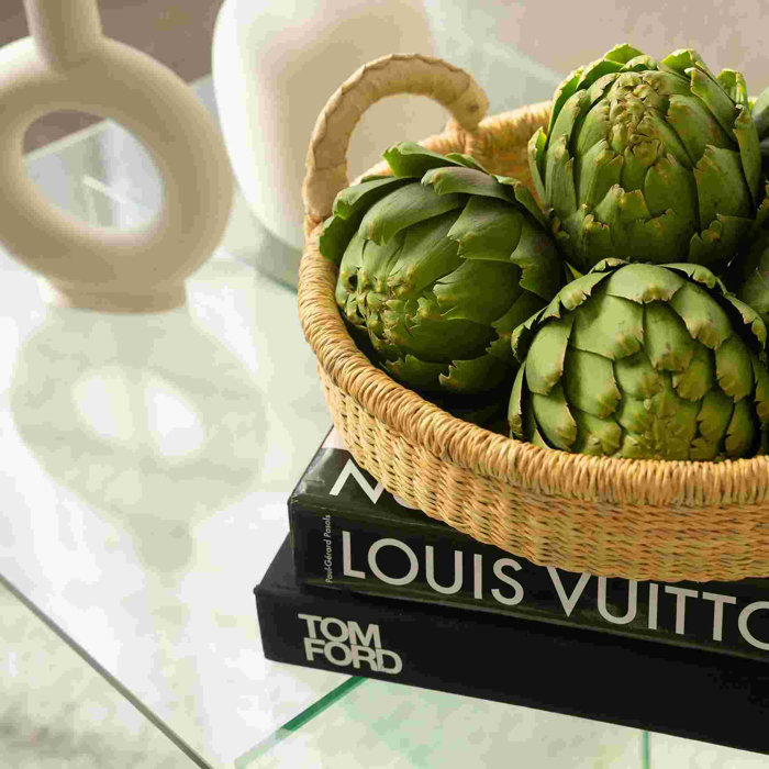 Sonder & Holliday Montgomery Natural/Cream Serving Tray | Perigold