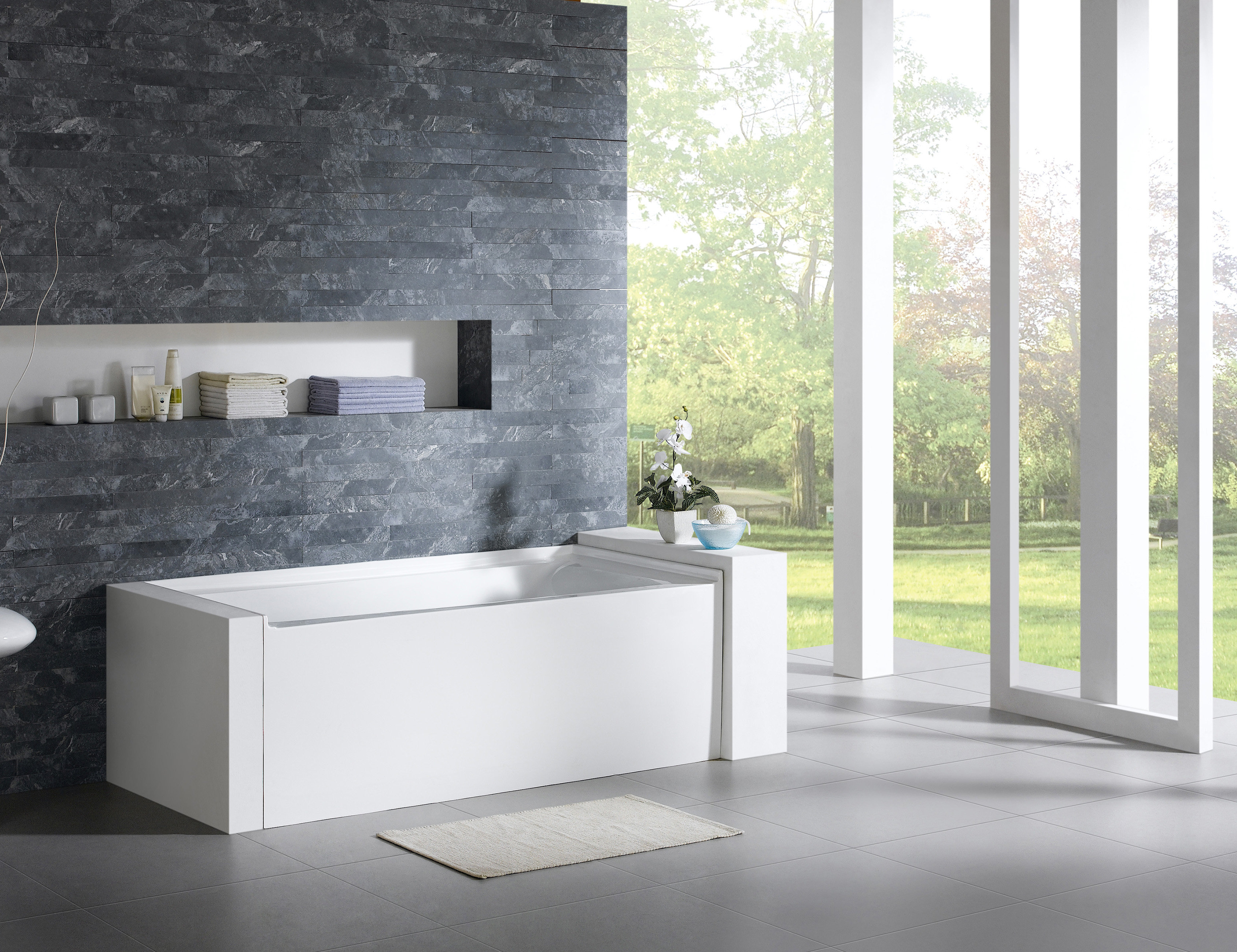 Alma Sotria 60x30 Alcove Soaking Acrylic Bathtub | Wayfair