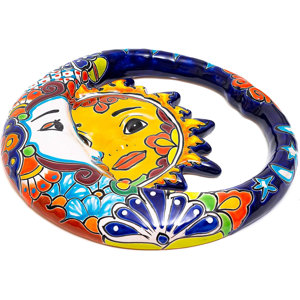 Arlmont & Co. Odran Handmade Mexican Talavera Large Ceramic Eclipse ...