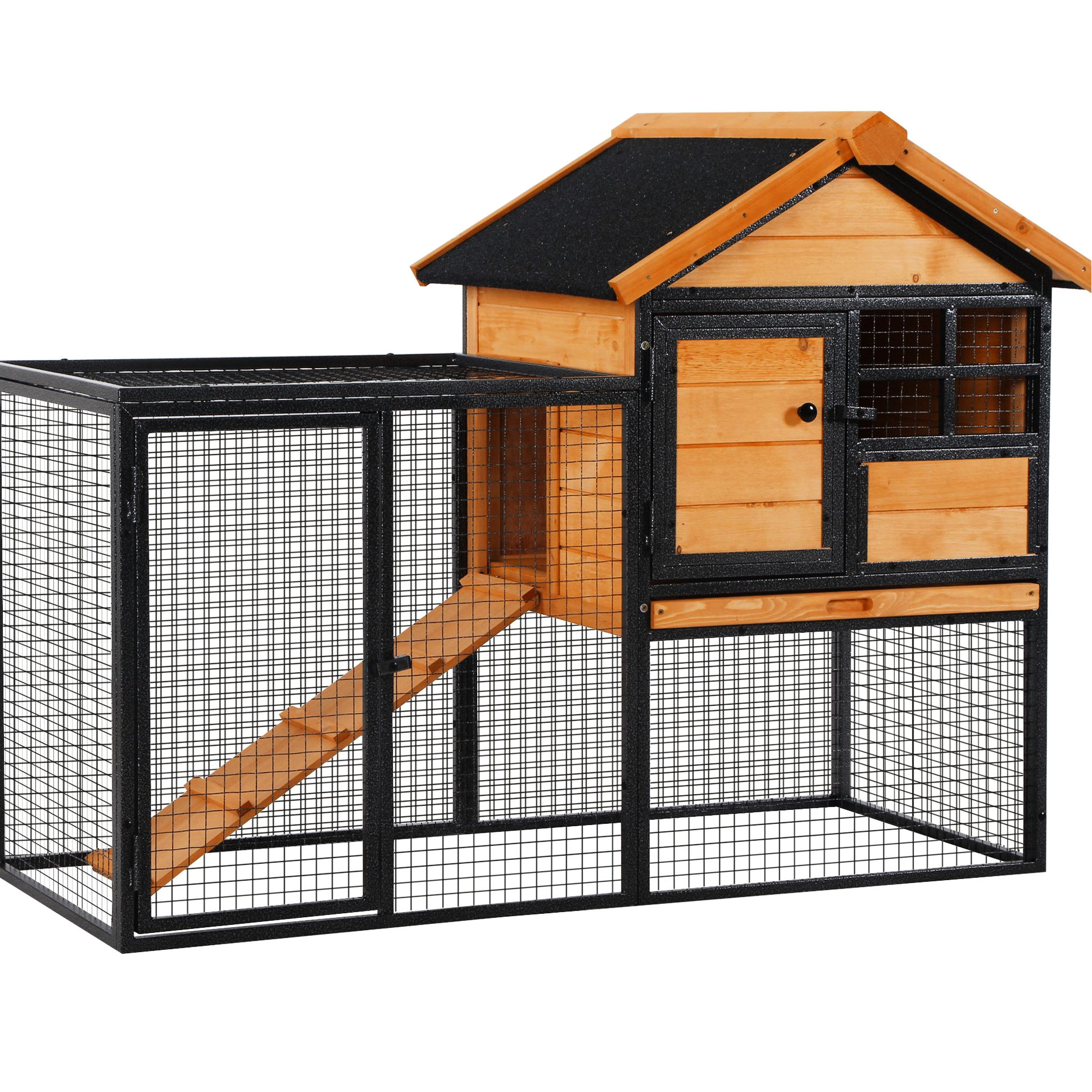 Tucker Murphy Pet™ Spacious Outdoor Rabbit Habitat With Coating And ...