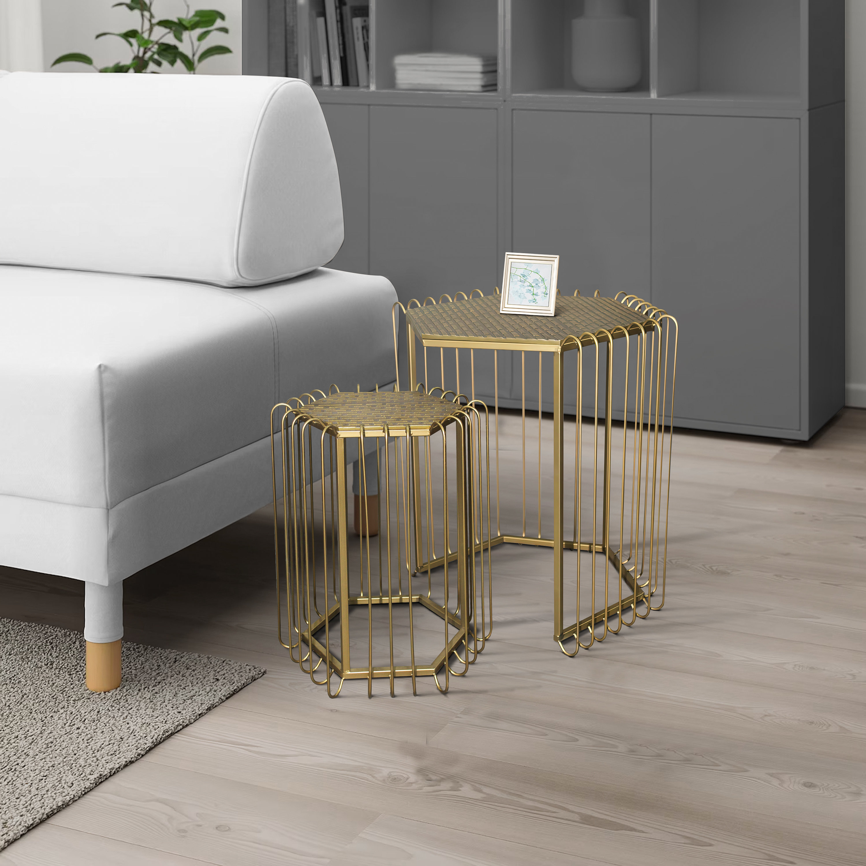 Everly Quinn Tifford Frame Nesting Tables - Wayfair Canada